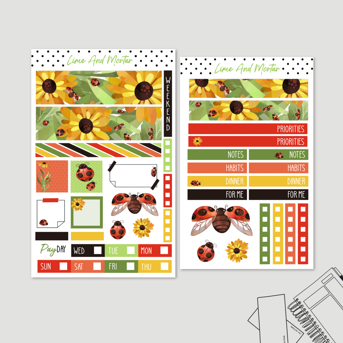 Ladybug | Mini Weeks + Daily Kits – Lime And Mortar