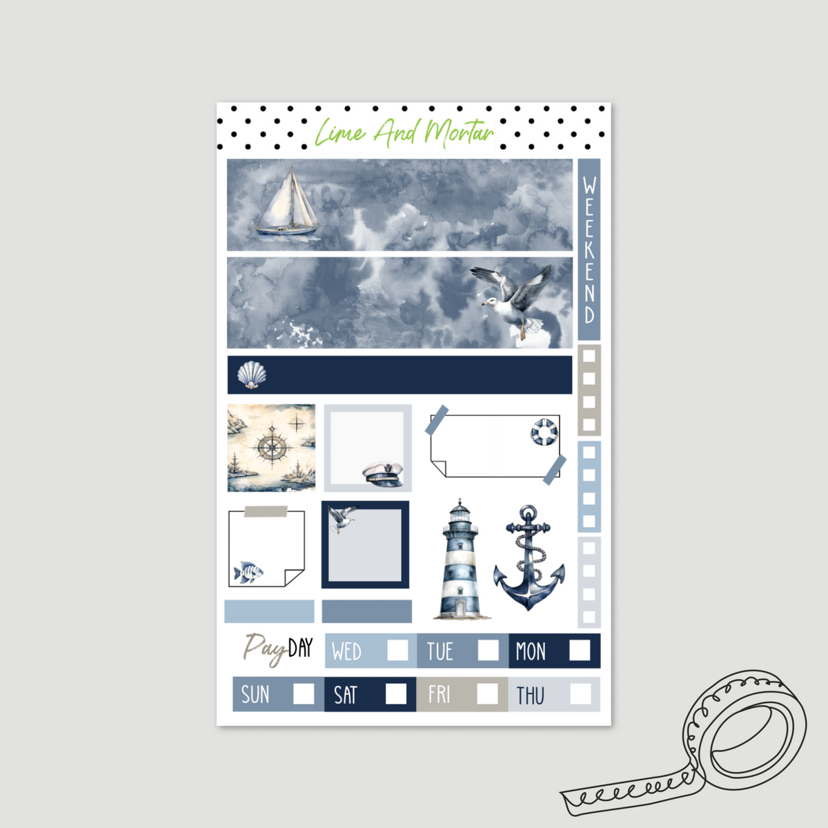 Nautical | Mini Weeks + Daily Kits – Lime And Mortar