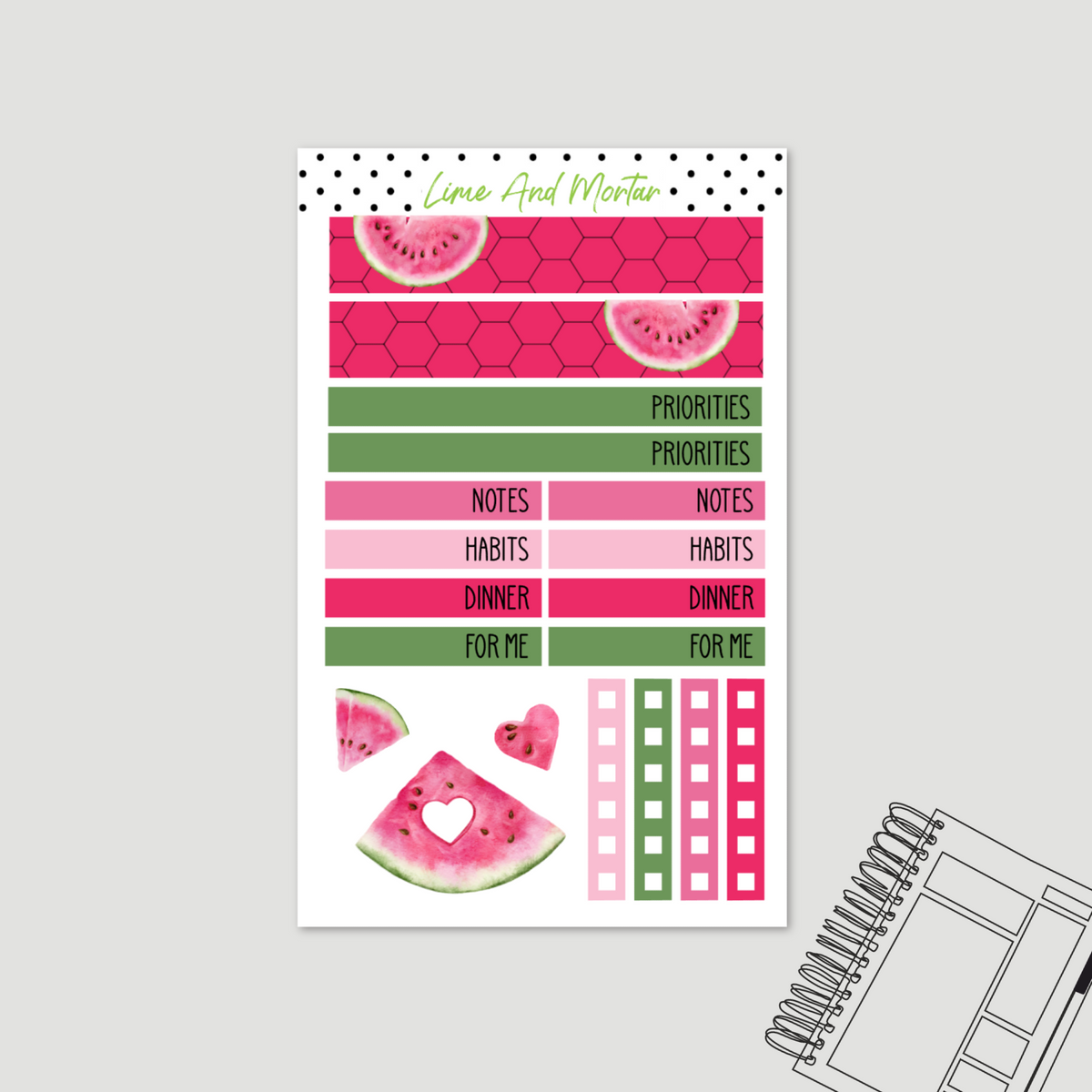 Watermelon | Mini Weeks + Daily Kits – Lime And Mortar