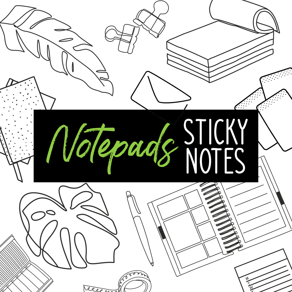 NOTEPADS + STICKY NOTES – Lime And Mortar