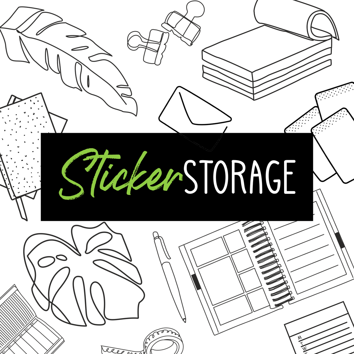 STICKER STORAGE – Lime And Mortar