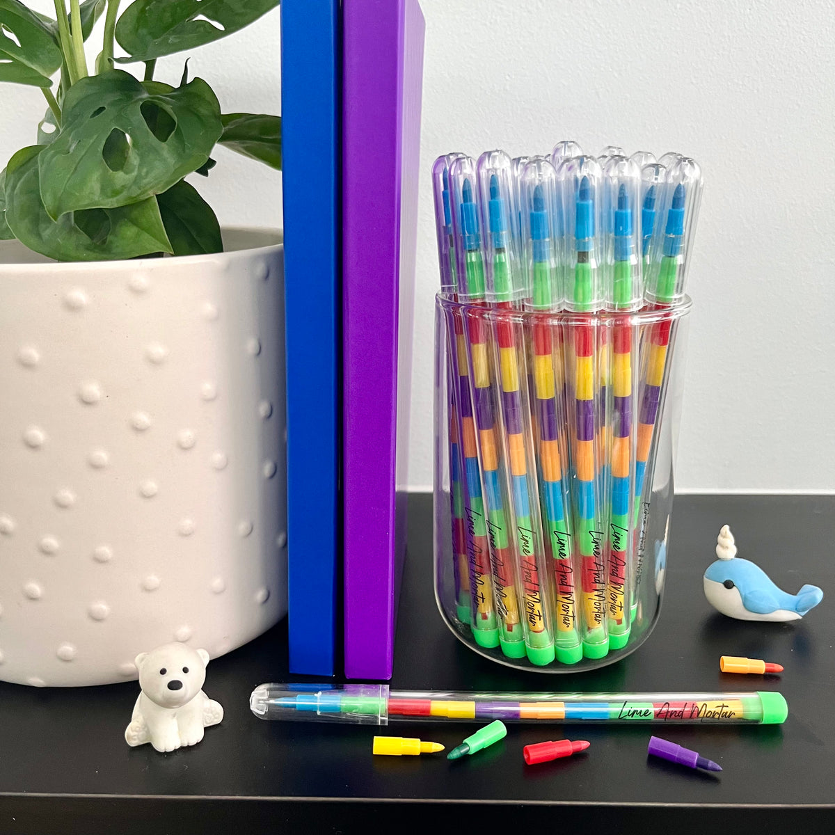 Crayon Stacker Pen – Lime And Mortar