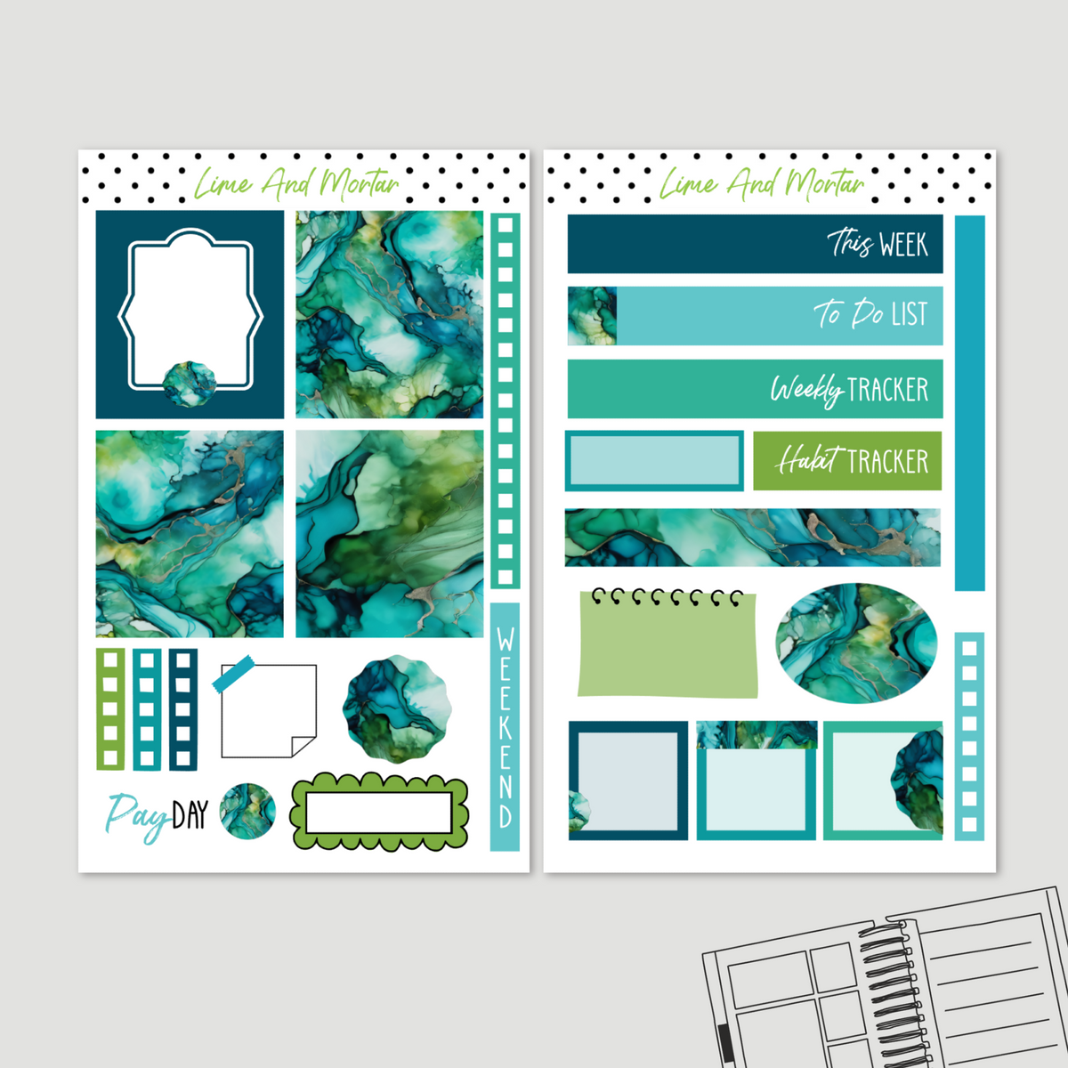 OCEAN INK | Lime Weekly Kit – Lime And Mortar