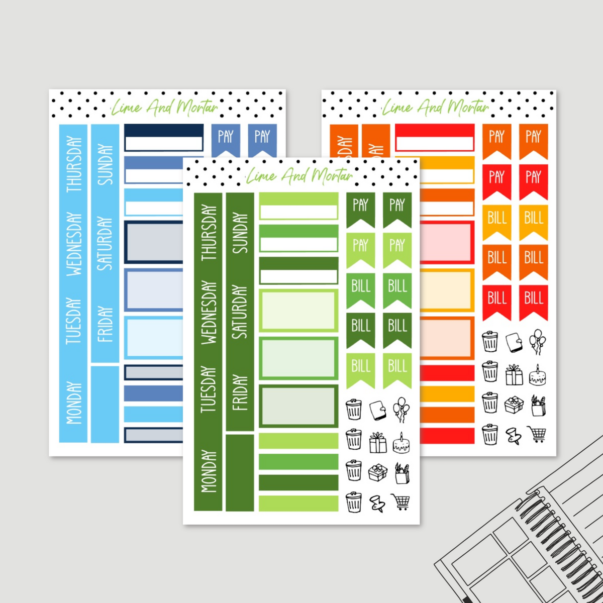 Monthly Lime Kits | 9x COLOURS – Lime And Mortar