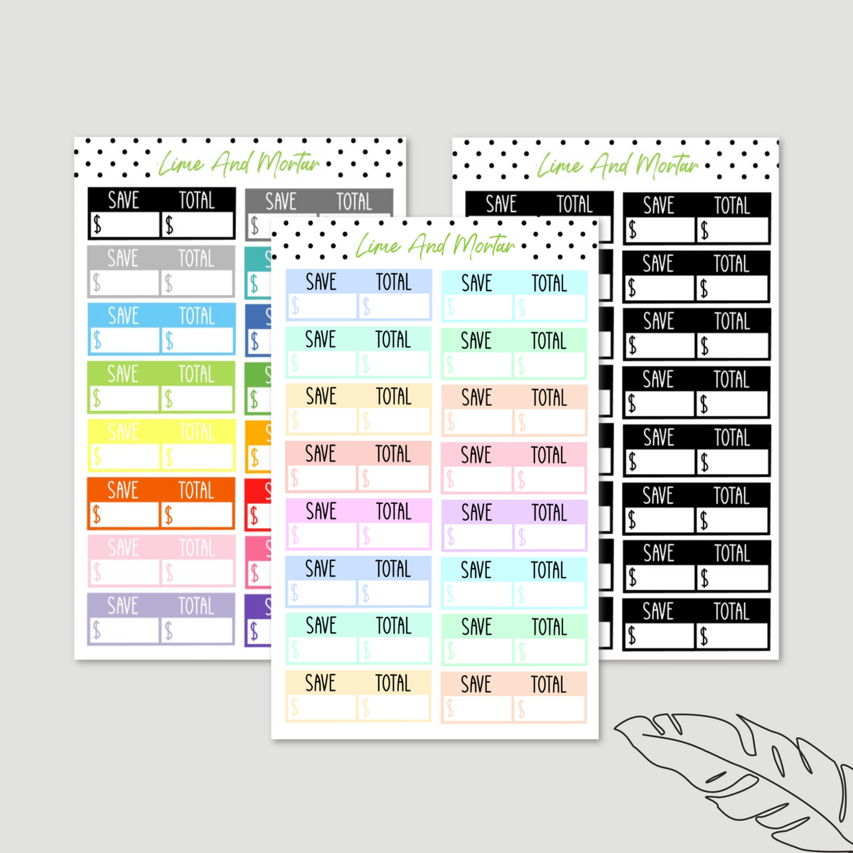 Savings Label Stickers – Lime And Mortar